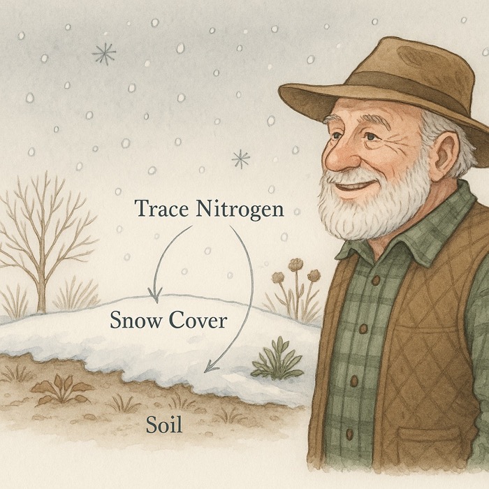 ️ Snow as Fertilizer – The Truth About “Poor Man’s Nitrogen”